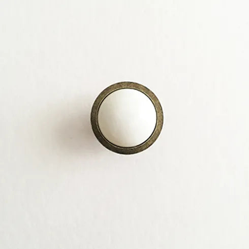 Ivory Brass 96 / Knob – Vintage Hardware Manila