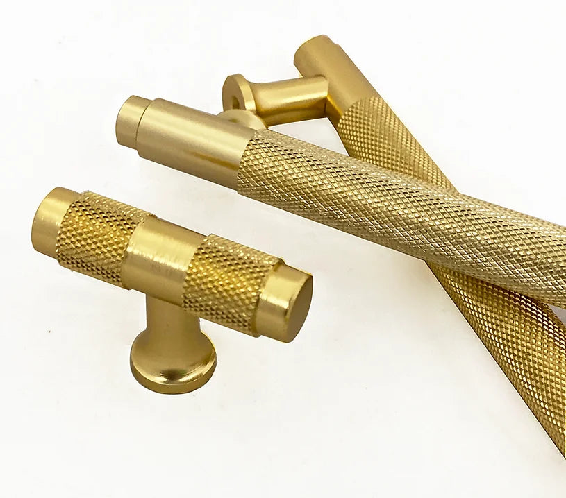 Knurled Handle Gold – Vintage Hardware Manila